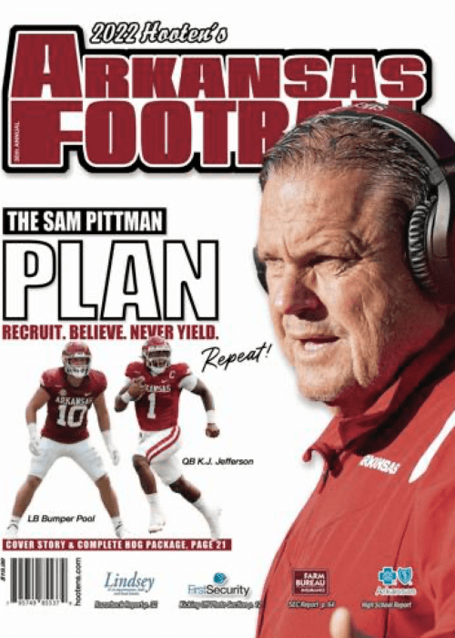 Champions Edition Cover- 2025 Hooten's Arkansas Football Magazine - Hooten's